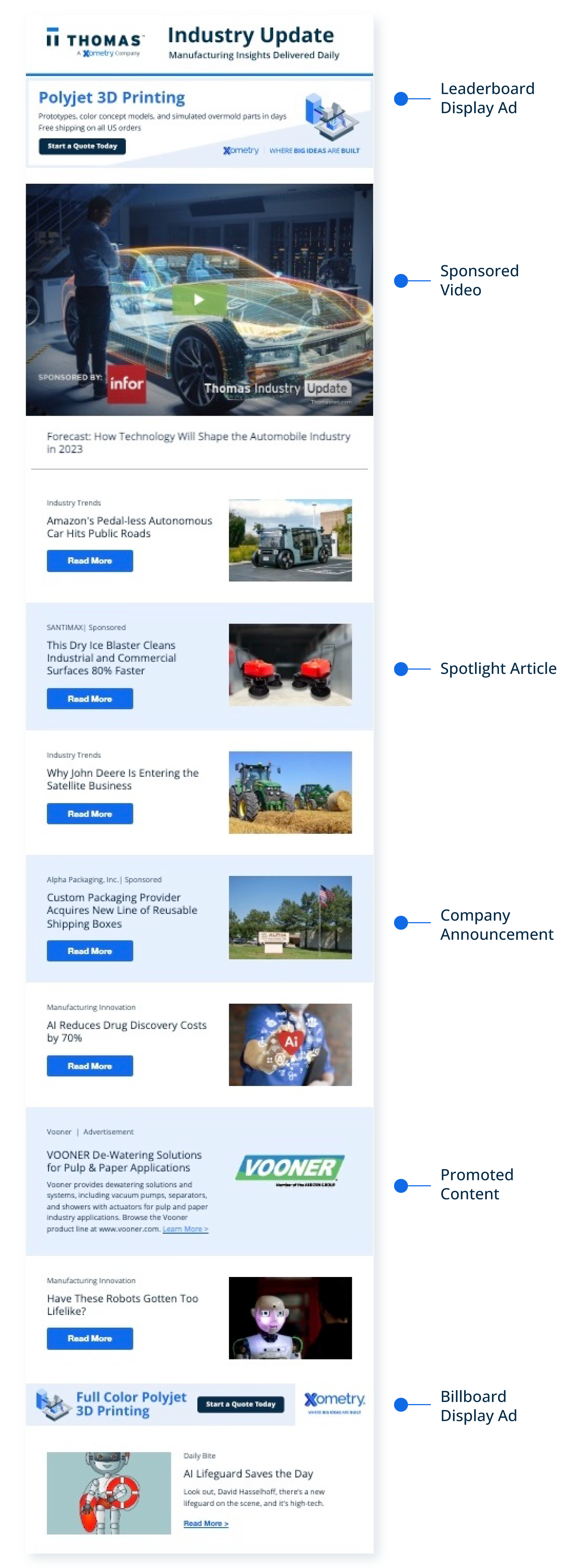 TIU Newsletter Advertising | Thomas